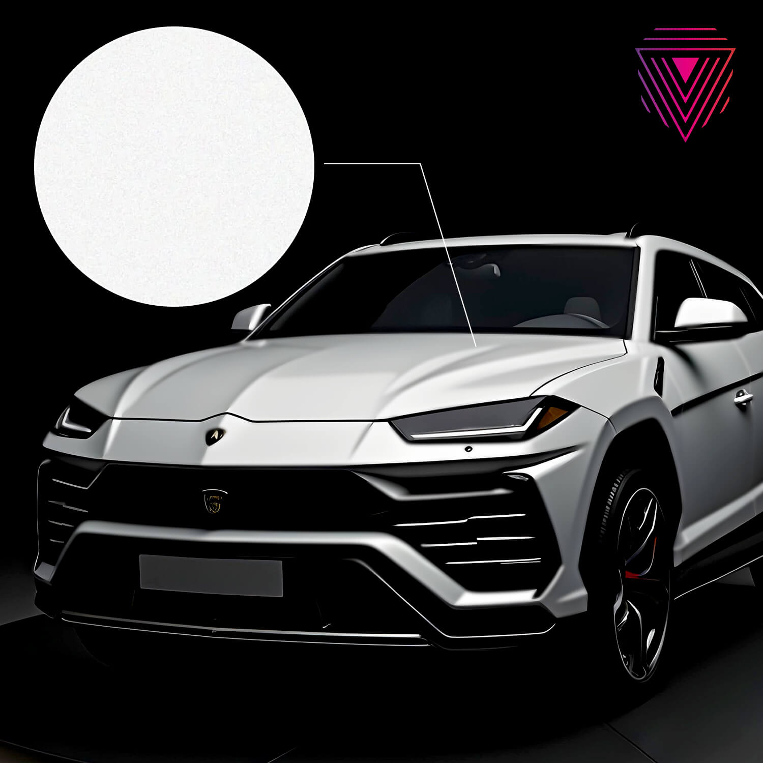 PPF Ultra matte model S 7.5 - Visar