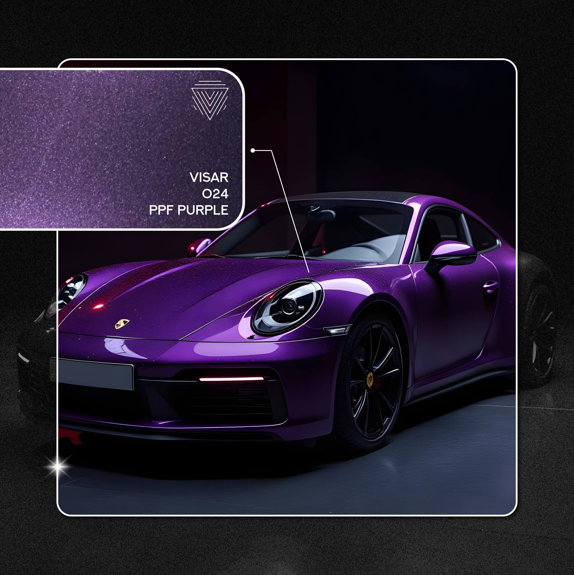 Premium Color PPF Glossy Purple – Buy Online | Visar-Shop
