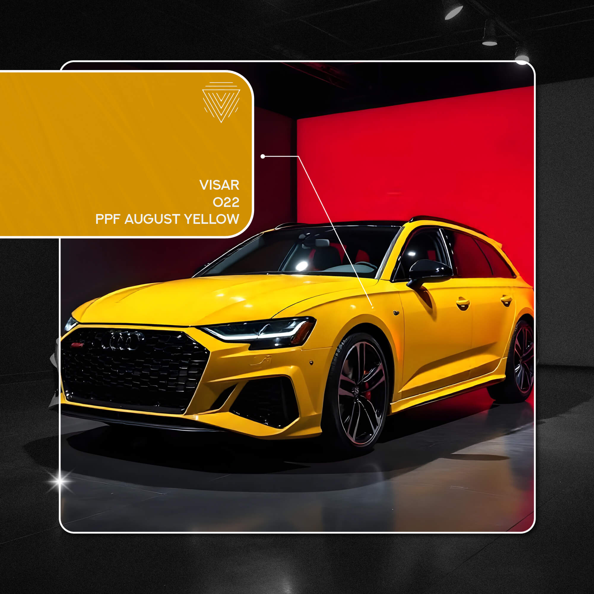 Color PPF August Yellow - Visar