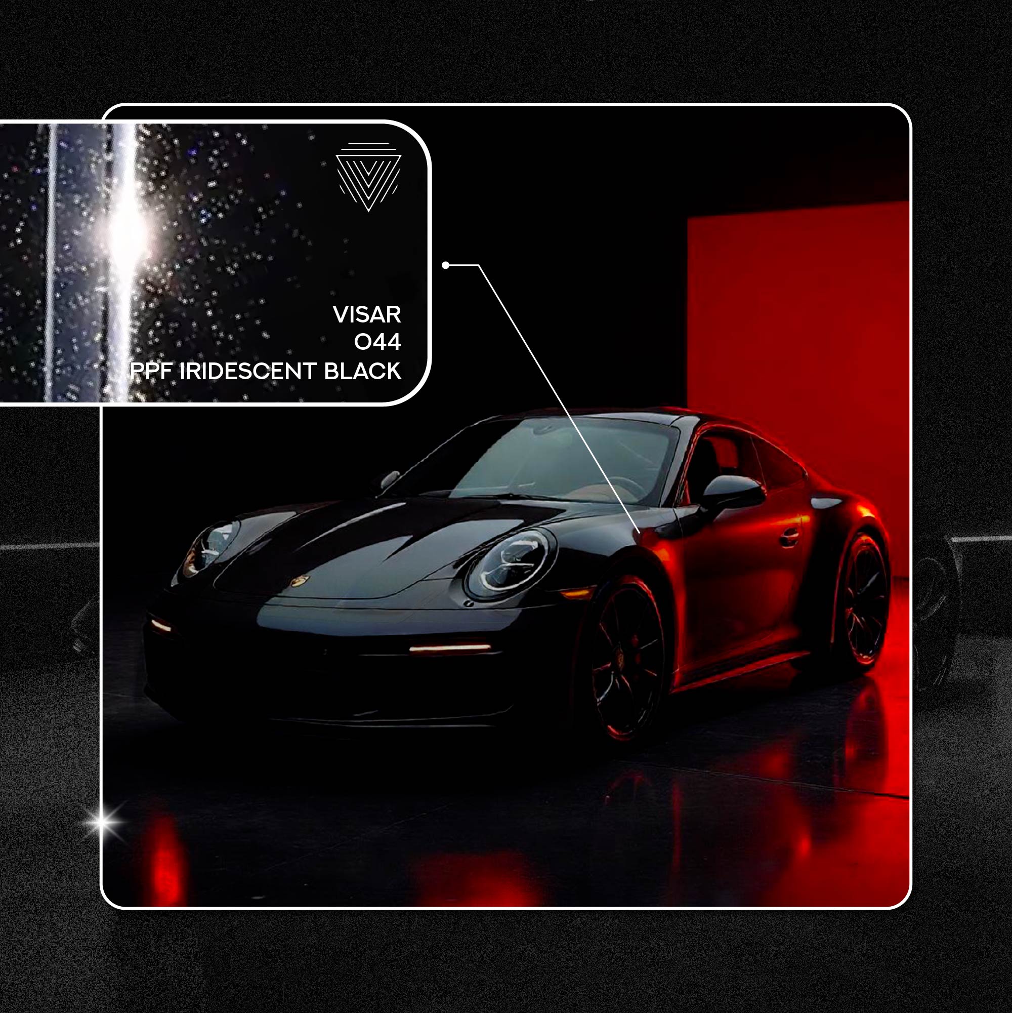 Color PPF Iridescent Black - Visar